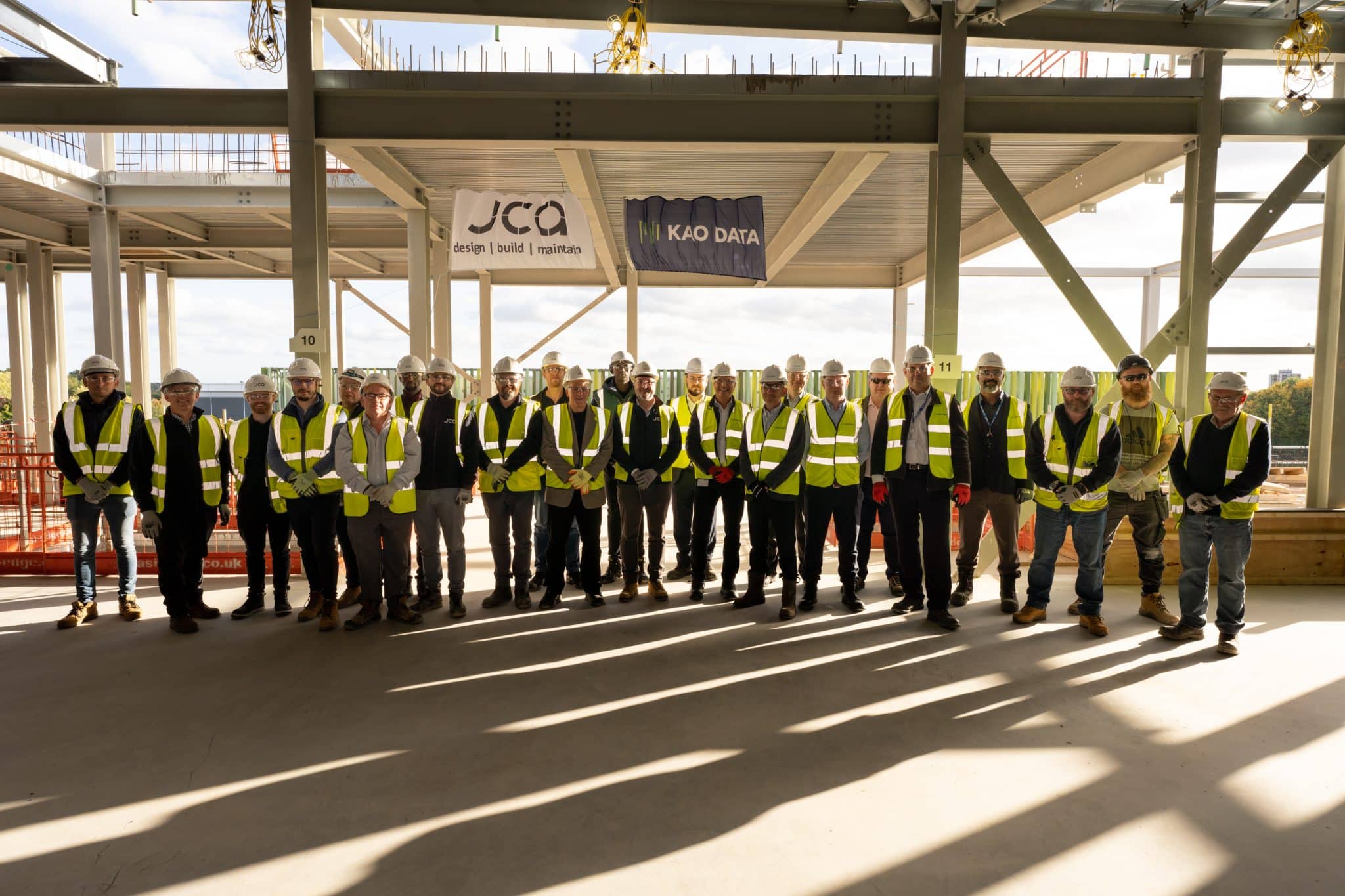 JCA and Kao Data celebrate 'topping out' ceremony at Harlow Campus ...
